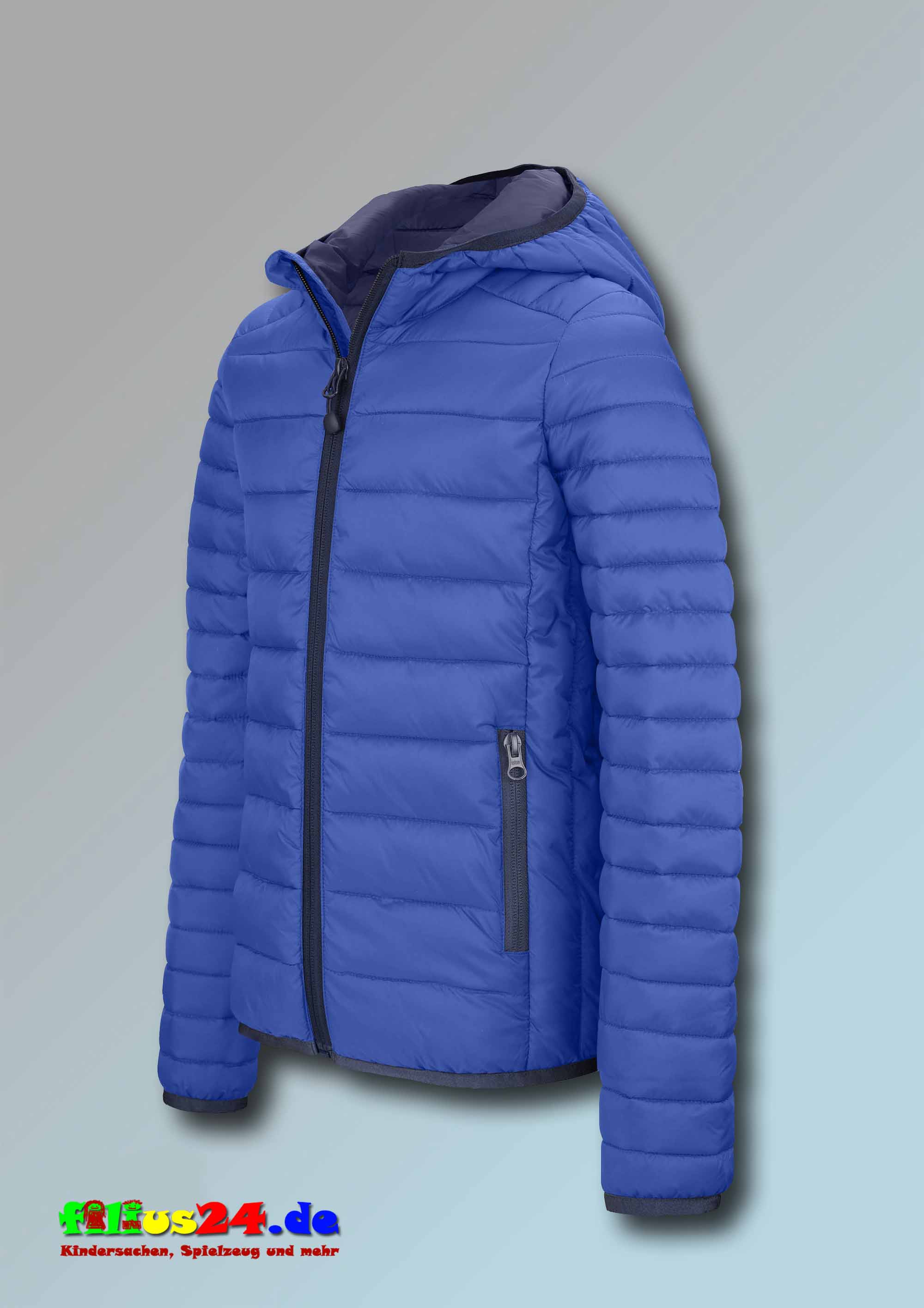 KARIBAN Kinder Leichte Steppjacke Kapuze Übergangsjacke Gr 6/8 bis 12/14 unisex | eBay.de